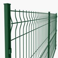 China Hsj Factory Wholesale 3D Curved Wire Mesh Fence Custom Color Size Garden Security Fence for sale