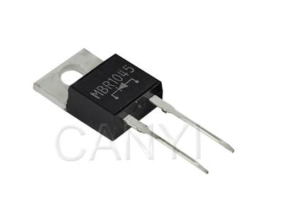 China MBR1035 To MBR1060 Schottky Barrier Diode TO-220AC 10A 35V High Current for sale