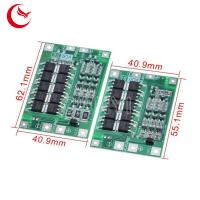 China 12.6V 3S60A BMS Led Pcb Board Assembly For Battery Charger for circuit board assembly services for sale