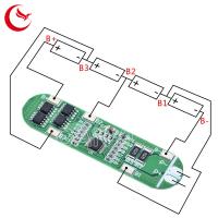 China 11.1V 12.6V 4S 6A Printed Circuit Board Assembly For 18650 Charger for sale
