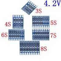 China 3S 4S 5S 6S 7S 8S 21V 4.2v 18650 li-ion full charge battery Balance Function Protection Board printed circuit assembly for sale