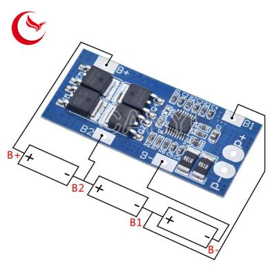 China Li-ion Lithium Battery Charger Protection Board 10.8V 11.1V 12V 12.6V Electric 15A Lipo BMS PCB PCM with balance for sale