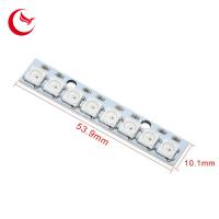China 8 Channel WS2812 5050 RGB LED Lights Board 5V for sale