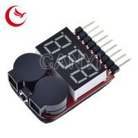 China Dual Speaker 1S-8S F00872 Lipo Battery Voltage Tester 0.5~36V for sale