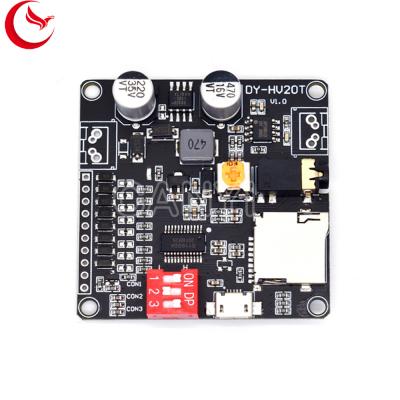 China DY-HV8F DY-HV20T 12KHz Voice Playback Pcb Board 10W 20W for sale