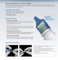 China Medical Polymer Materials Products Disinfecting Port Protectors with Foam and Alcohol for sale