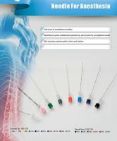 China Color Coded Disposable Anaesthesia Spinal Needle with Quincke Tip or Pencil Point Tip for sale