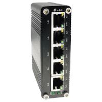 China Industrial PoE Switch 4 Port 10/100/1000BASE-T PoE 1 Port 10/100/1000T for sale