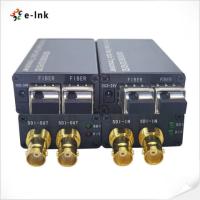 China Mini 24G SDI Fiber Converter With 2 Channel 12G SDI Video 2x12G SFP 1xLC Fiber for sale