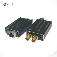 China 12G SDI To Fiber Converter Non Compression Broadcast Level Transmission With Tally / RS485 for sale