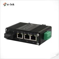 China Industrial Mini PoE Switch 3 Port 10/100/1000T 802.3at  1 Port 100/1000X SC Switch for sale