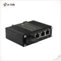 China Industrial PoE Switch 3 Port 1000T 802.3at PoE 1 Port 1000X SC for sale