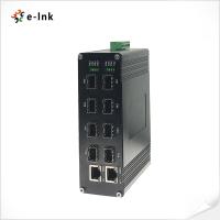 China Industrial 2-Port 10/100/1000Base-T + 8-Port 1000BASE-X SFP Optical Switch for sale