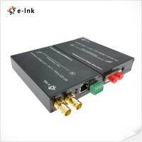 China 12G SDI Video Fiber Converter With 2Ch Backward RS485 1Ch 10/100/1000M Ethernet for sale