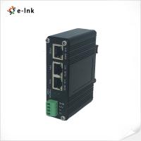 China Industrial IEEE802.3af/at PoE Splitter with 2-port switch function, output voltage 12VDC for sale