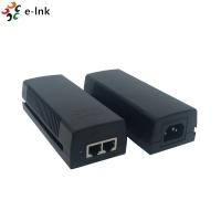 China Fast IEEE802.3af At 15W 30W 48V DC Output 10M 100M 1000M Gigabit PoE Injector PoE Adapter for sale