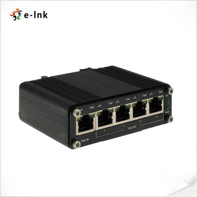 China Industrial Gigabit IP40 PoE Extender Switch PSE 802.3af 802.3at for sale