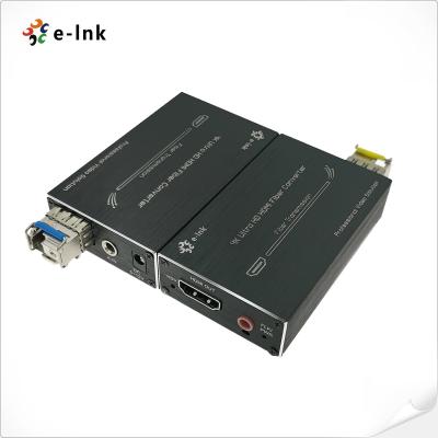 China Micro Mini 4K 10.3Gbps HDMI Fiber Extender With External Audio for sale