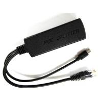 China Fast Ethernet 10 100Mbps 5V 2A PoE Power Splitter With Micro USB Port for sale