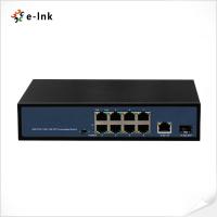 China 8 Port 802.3at PoE Switch + 1-Port Uplink Ethernet + 1-Port Gigabit for sale