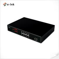 China 8 Port 10 100 1000T 802.3at PoE Ethernet Switch 2 Port 100 1000 SFP for sale