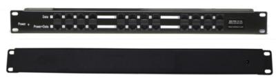 China Gigabit 12VDC 57VDC 12 Port PoE Injector 1U Rack Mount Passive type for sale