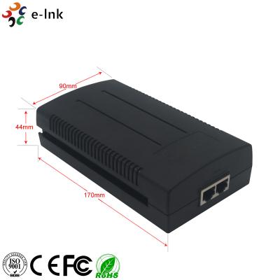 China 120W 802.3bt Ultra PoE Injector Single Port 10Mbps 100Mbps 1000Mbps for sale