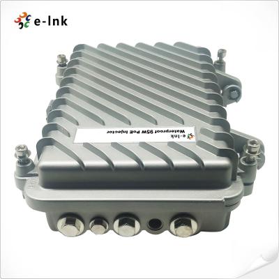China Outdoor 95W Gigabit PoE Injector Adapter With 6KV Surge Protection for sale