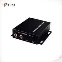 China 1Ch Fiber Media Converter Bi Directional 5W RCA Audio Over Fiber for sale
