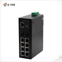 China 24vdc Ethernet Industrial 8 Port Gigabit Switch 8x10/100/1000M RJ45 + 2x100/1000M SFP for sale
