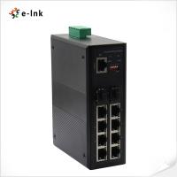 China Managed Sfp din rail 8 Port Hardened Poe Switch 1000M for sale