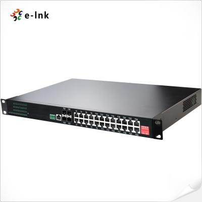 China Rackmount PoE Switch 24 Port 10 / 100 / 1000T+ 4 Port 1000X 802.3at for sale