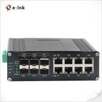 China SNTP SFP Ethernet Switch 8 Port 10 / 100 / 1000T + 4 Port 1G +2-Port 10G SFP+ for sale