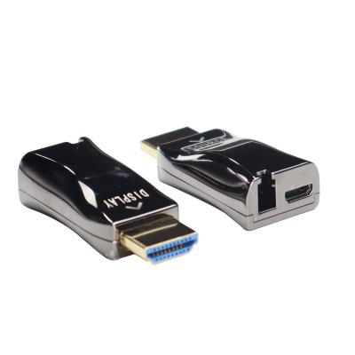 China HDMI Over Fiber Optic Extender Mini 4K 60Hz HDMI2.0 Over Single Core for sale