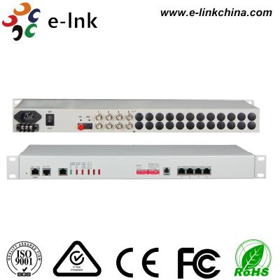 China 4E1 4GE Phone SNMP HDMI Fiber Extender Optical Multiplexer for sale