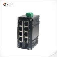 China Mini Industrial Managed 8-Port 10/100/1000T 802.3at PoE + 2-Port 100/1000X SFP Ethernet Switch for sale