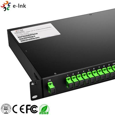 China E link PoE Power Splitter Rack Mount Planar Lightwave Circuit Splitter for sale