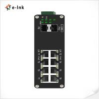 China Managed PoE Switch 8 Port 10/100/1000T 802.3at 30W To 2-Port 1000X SFP Fiber Ethernet Switch for sale