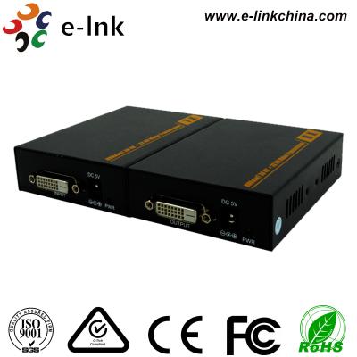 China DVI KVM Extender DIN Rail Wall Mount RJ45 Transmits Video Signals for sale