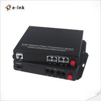 China 4-Ch F/O Telephone Converter, FXO/FXS, FC, 20km for sale