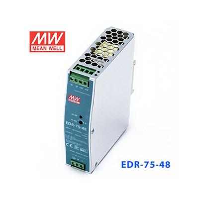 China MEAN WELL 75W/1.6A 48VDC Industrial DIN Rail Power Supply for sale