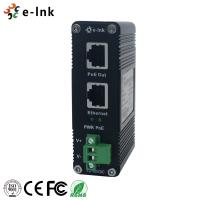 China Gigabit PoE Injector Adapter 912~48VDC Power Input Industrial Gigabit PoE+ Injector for sale
