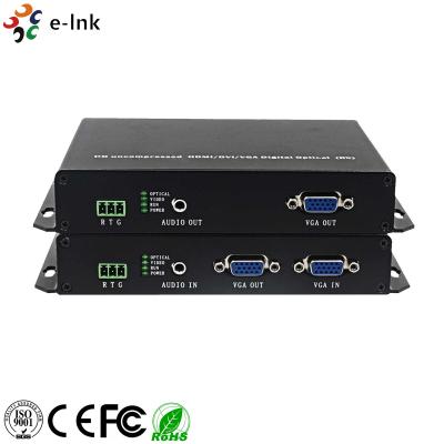 China VGA Fiber Optic Extender VGA Signals Input/Output 1080P for sale