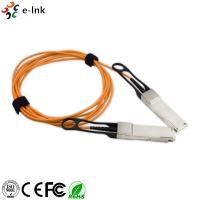 China 40gbps Qsfp+ To Qsfp+ Active Optical Cable Om2 5 Meters for sale