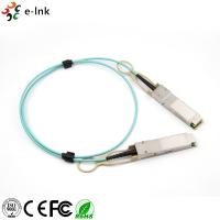 China 100gbps Qsfp28 To Qsfp28 Active Optical Cable Om3 Pvc Cable Length Optional for sale