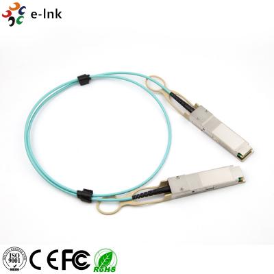 China 100gbps Qsfp28 To Qsfp28 Active Optical Cable Om3 Pvc Cable Length Optional for sale