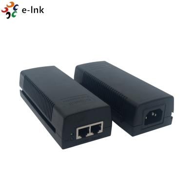 China Poe Injector Adapter 10/100/1000mbps 802.3at 60w Ultra Slim for sale
