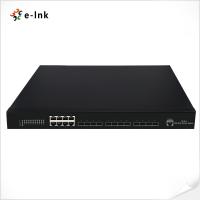 China Fiber Managed Switch With 12 Port 10g Sfp+ To 8 Port 10/100/1000m Copper Rj45 for sale