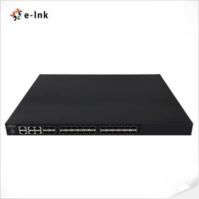 China Managed Fiber Switch 24 10gbps Sfp+ Ports + 4 10/100/1000mbps Tp/Sfp Combo Ports for sale