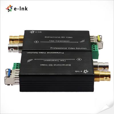 China Bidirectional 3G SDI Fiber Converter Single Mode 20km LC Fiber Connector for sale